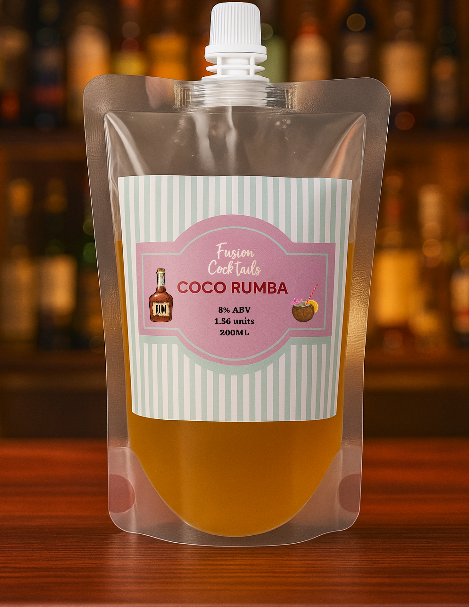 Coco Rumba Pre-Mixed Cocktail Pouch – Fusion Cocktails