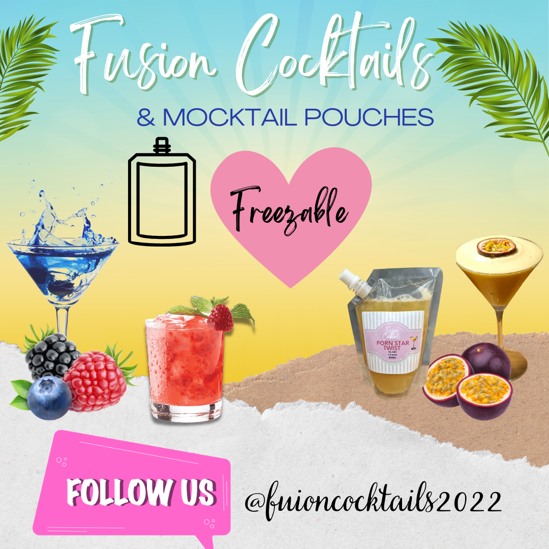 Premium Cocktails & Mocktails | Ready-to-Drink Pouches Fusion Cocktail ...